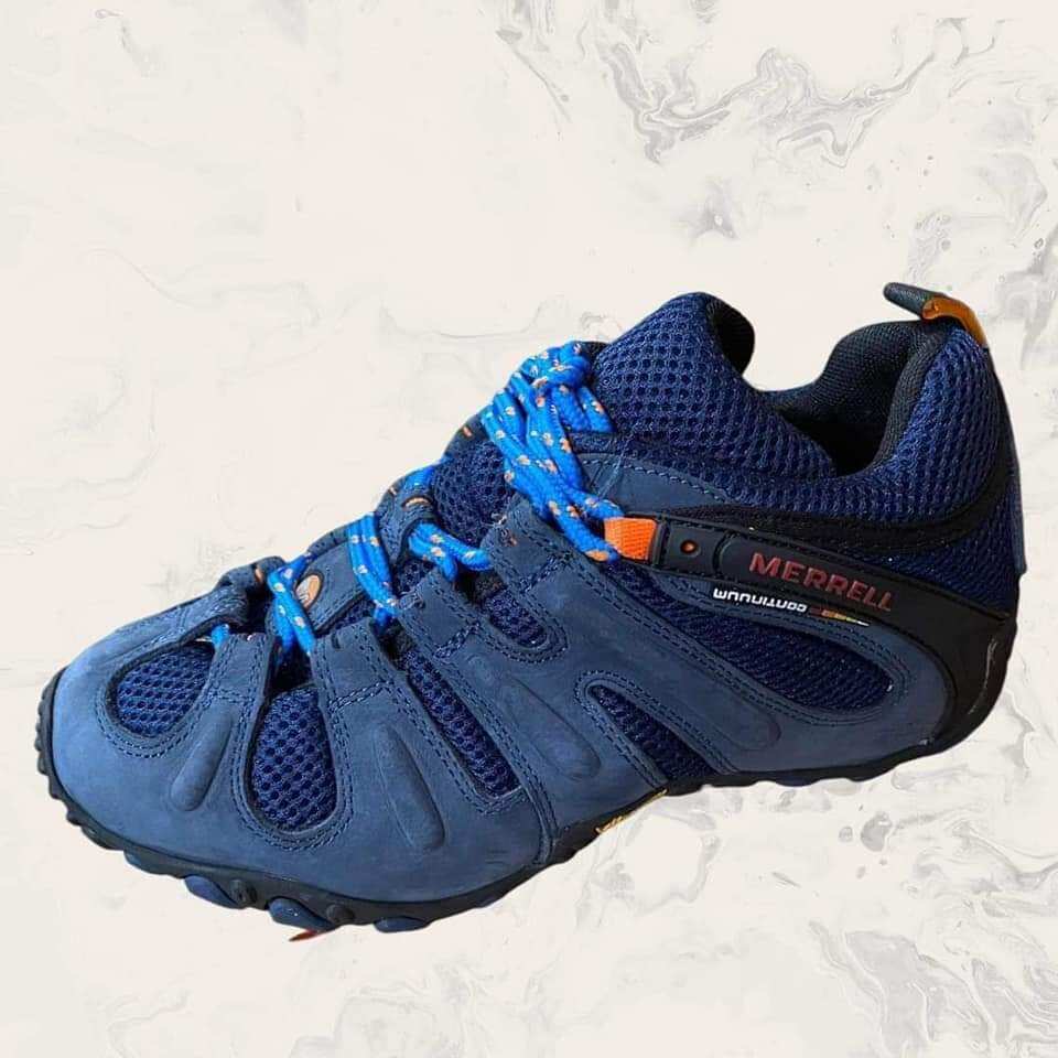 NAVY BLUE PRIME OPEN LACE MERRELL MENS SHOES | Lazada PH