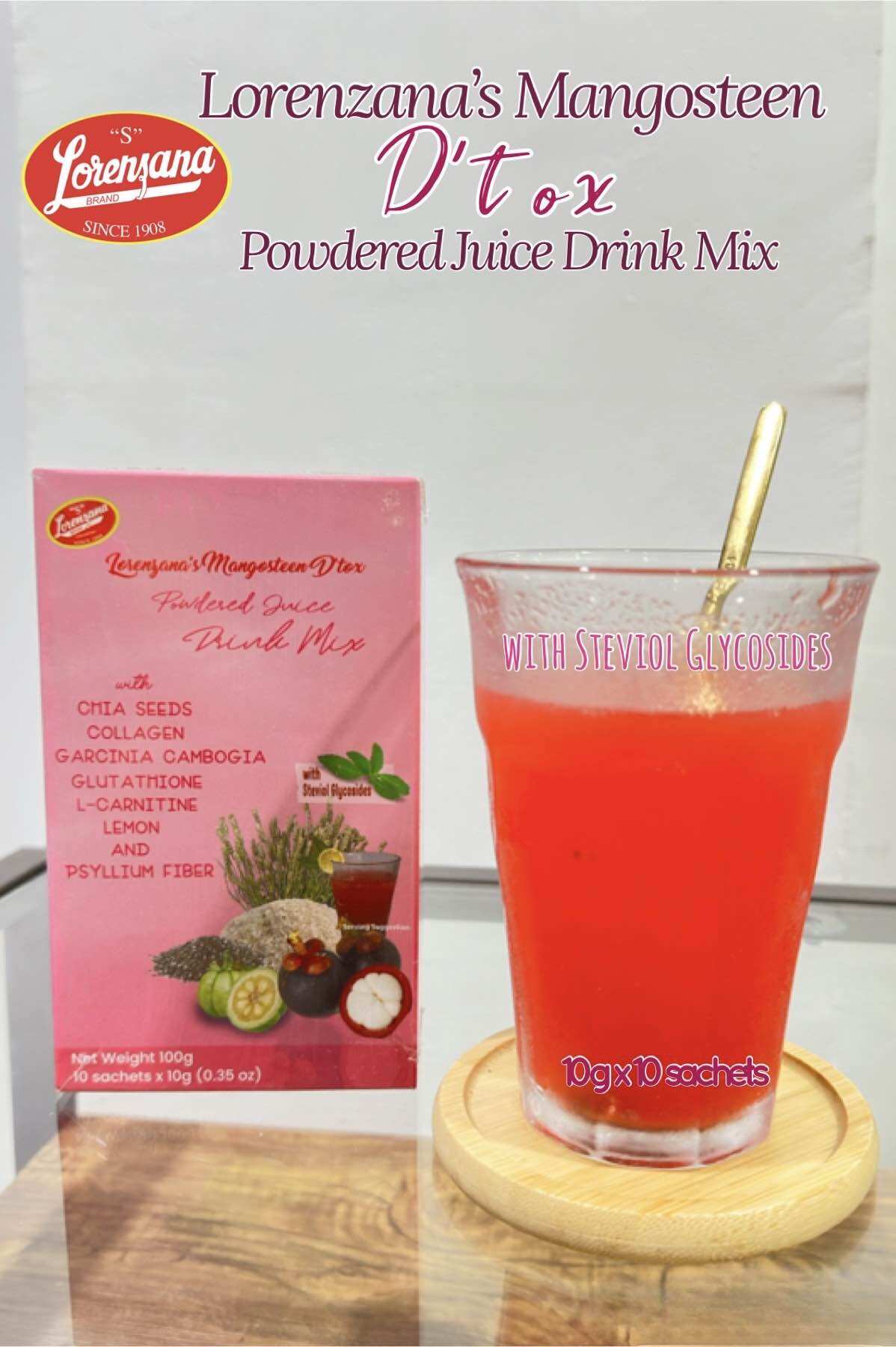 Lorenzana’s Mangosteen D’tox Powdered Juice Mix | Lazada PH
