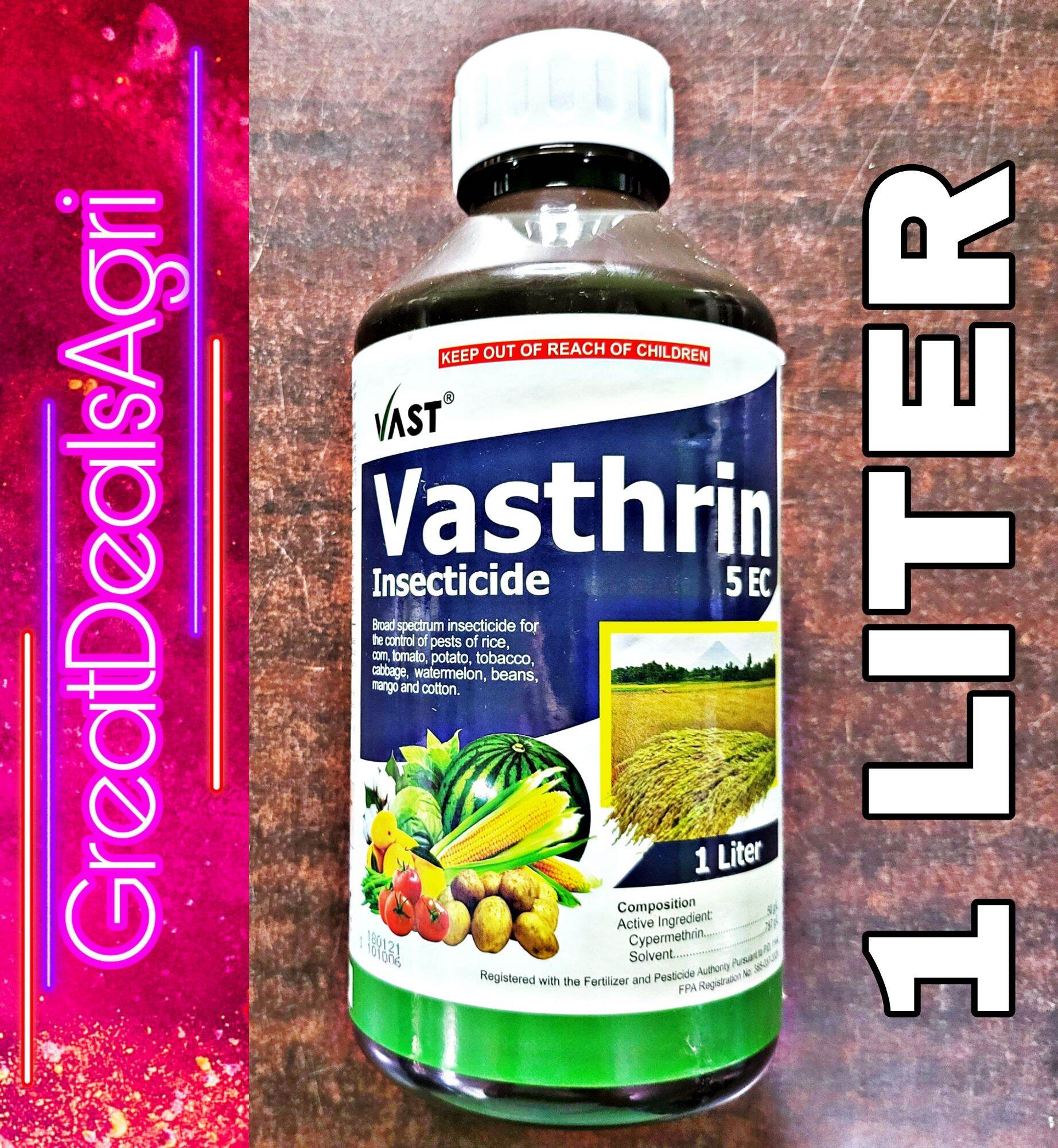 VASTHRIN 5 EC CYPERMETHRIN INSECTICIDE (1 LITER) BY VAST | Lazada PH