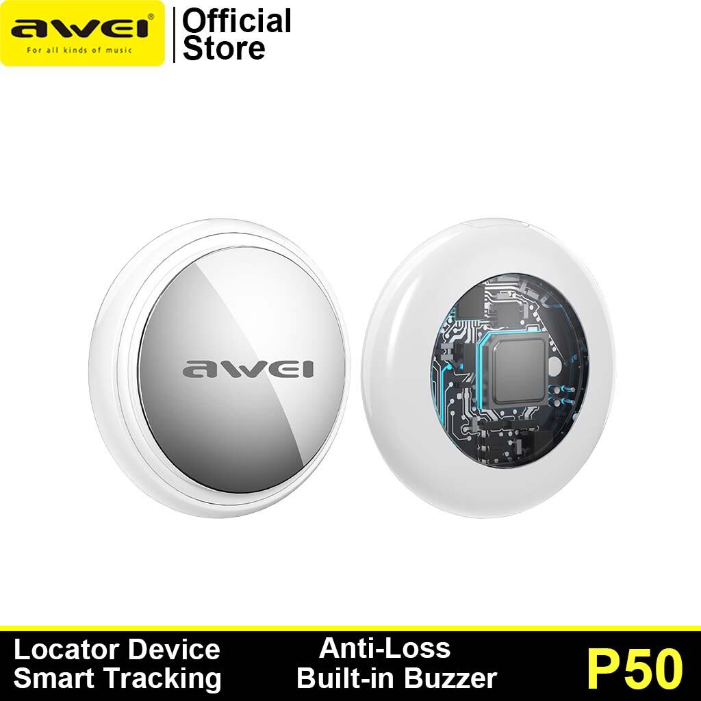 Awei P50 Portable GPS Smart Mini Tracker Built-in Buzzer Locator Device ...
