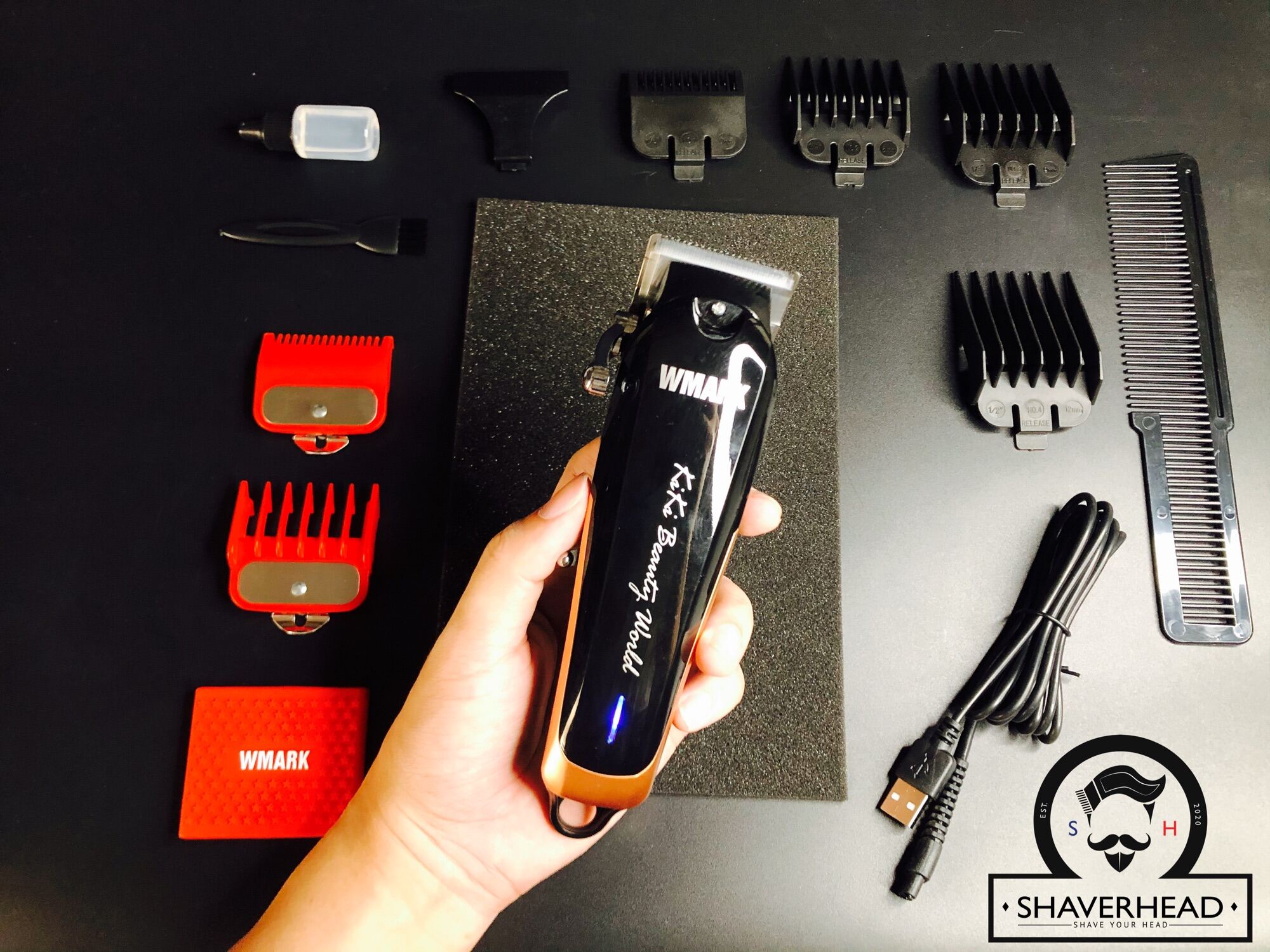 WMARK NG103 PLUS STAGGER BLADE HAIR CLIPPER RAZOR - SHAVER HEAD BARBER ...