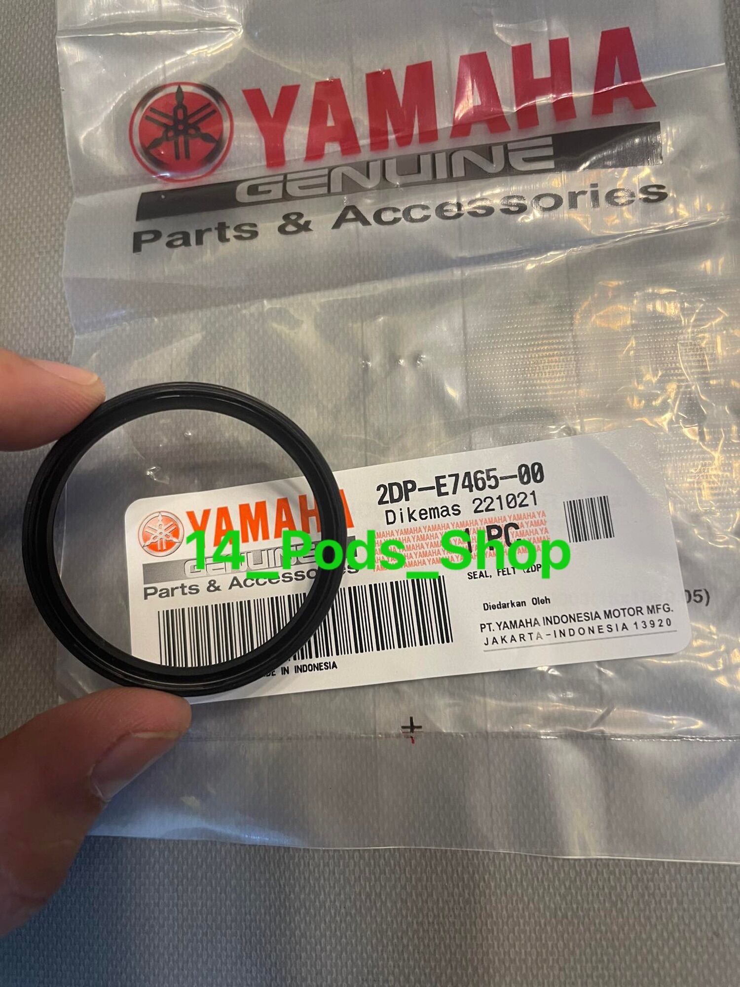 2DP-E7465-00 Oil Seal Torque drive Nmax v1,v2 & Aerox Yamaha Genuine ...