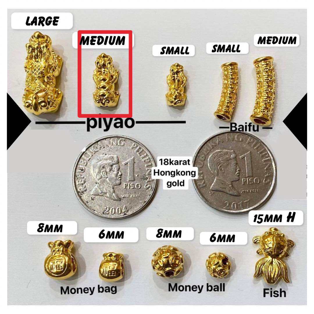 18K | 24K HK Gold Lucky Charms | Lazada PH
