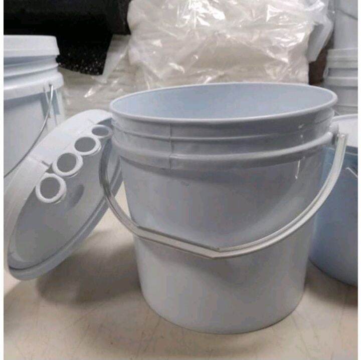 Industrial pail with lid and cover for heavy materials 4L 10L 16L 20L ...