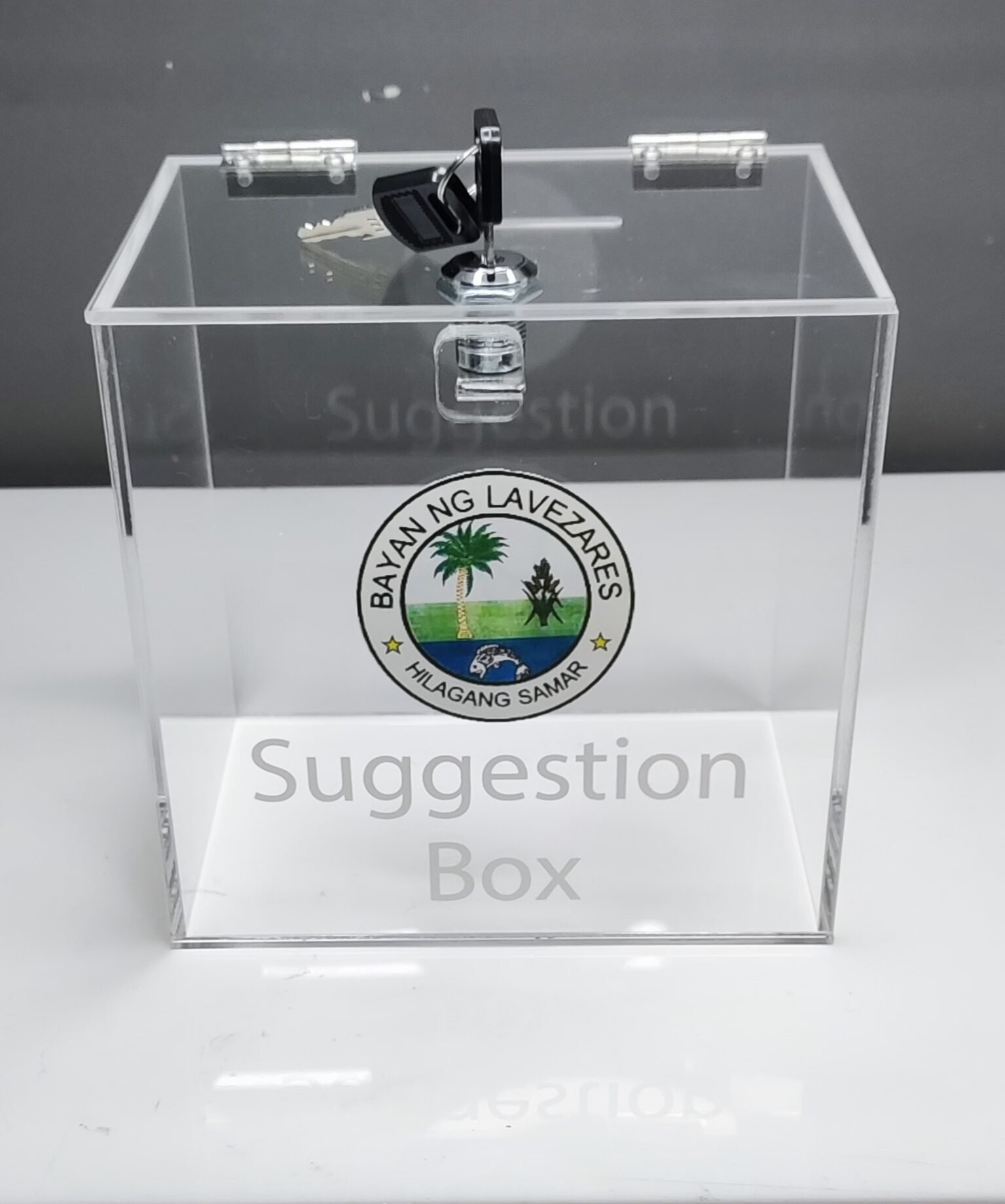 Acrylic Tip Box with Personalized Logo | Lazada PH