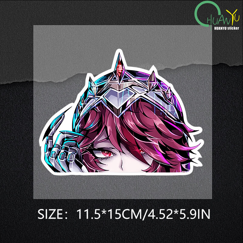 Gothic Rosaria Fanart Car Sticker Anime Genshin Impact Waifu Decal JDM ...