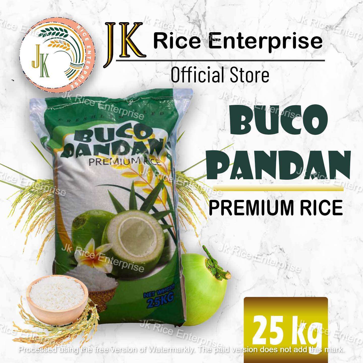 BUCO PANDAN PREMIUM RICE 25KG (QUALITY RICE) | Lazada PH