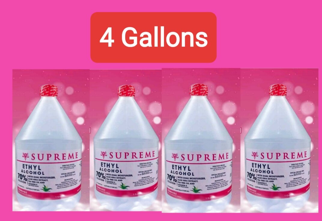 Supreme Ethyl Alcohol 70% With Dual Moisturizer 4 Gallons(P14) | Lazada PH