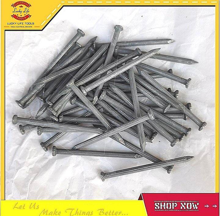 Concrete nail per kilo #1, #1-1/2, #2, #2-1/2, #3, #4 | Lazada PH