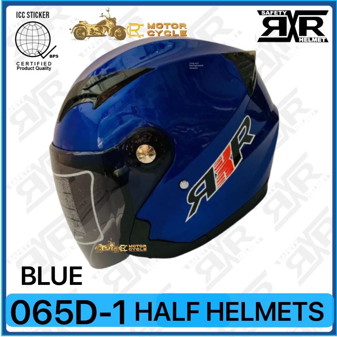RXR Half Face 065D-1 For Motorcycle With ICC (BPS) LARGE ONLY | Lazada PH