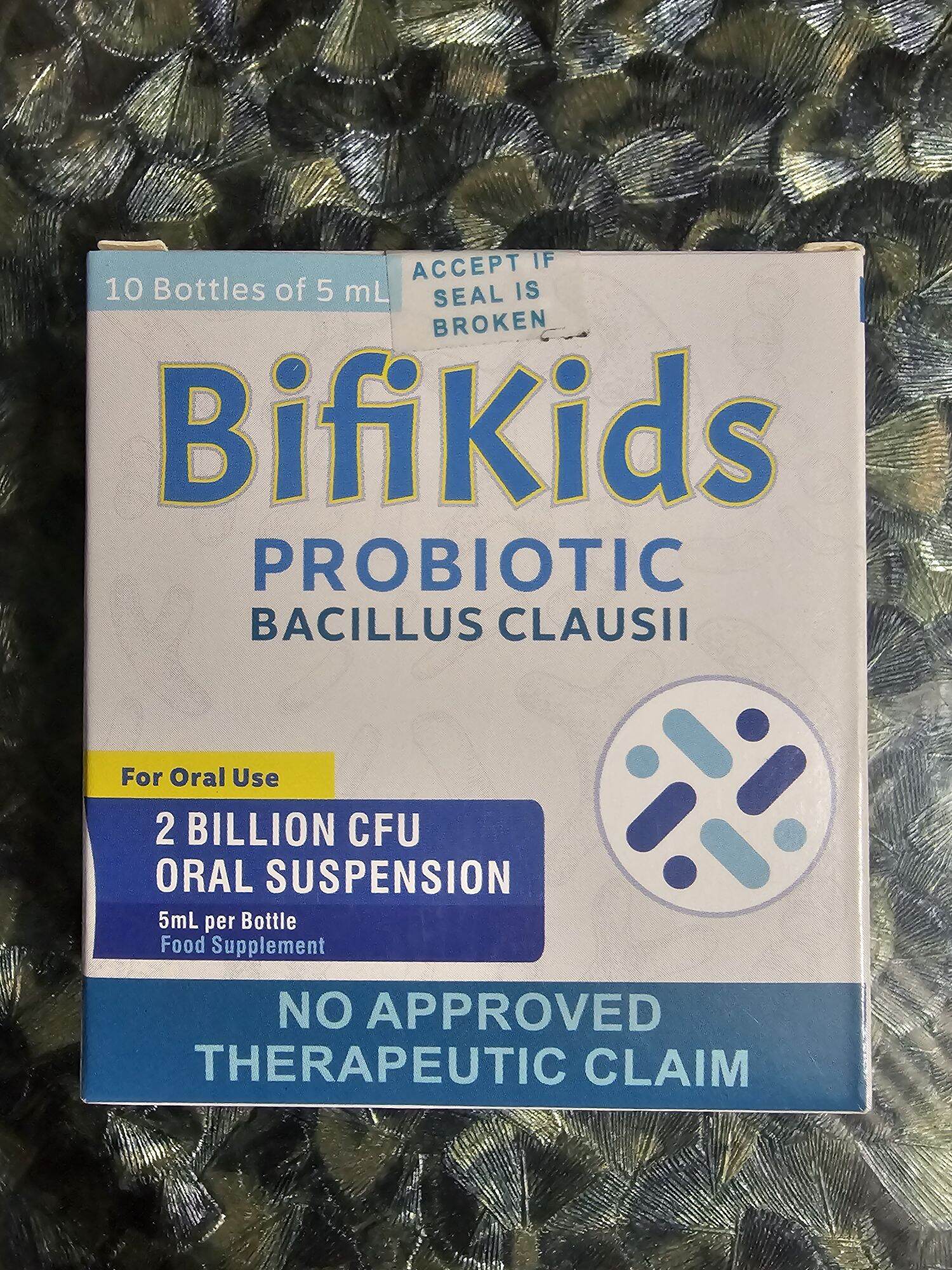 Bifikids Probiotic Bacillus Clausi bottle, 10 small bottle per box ...