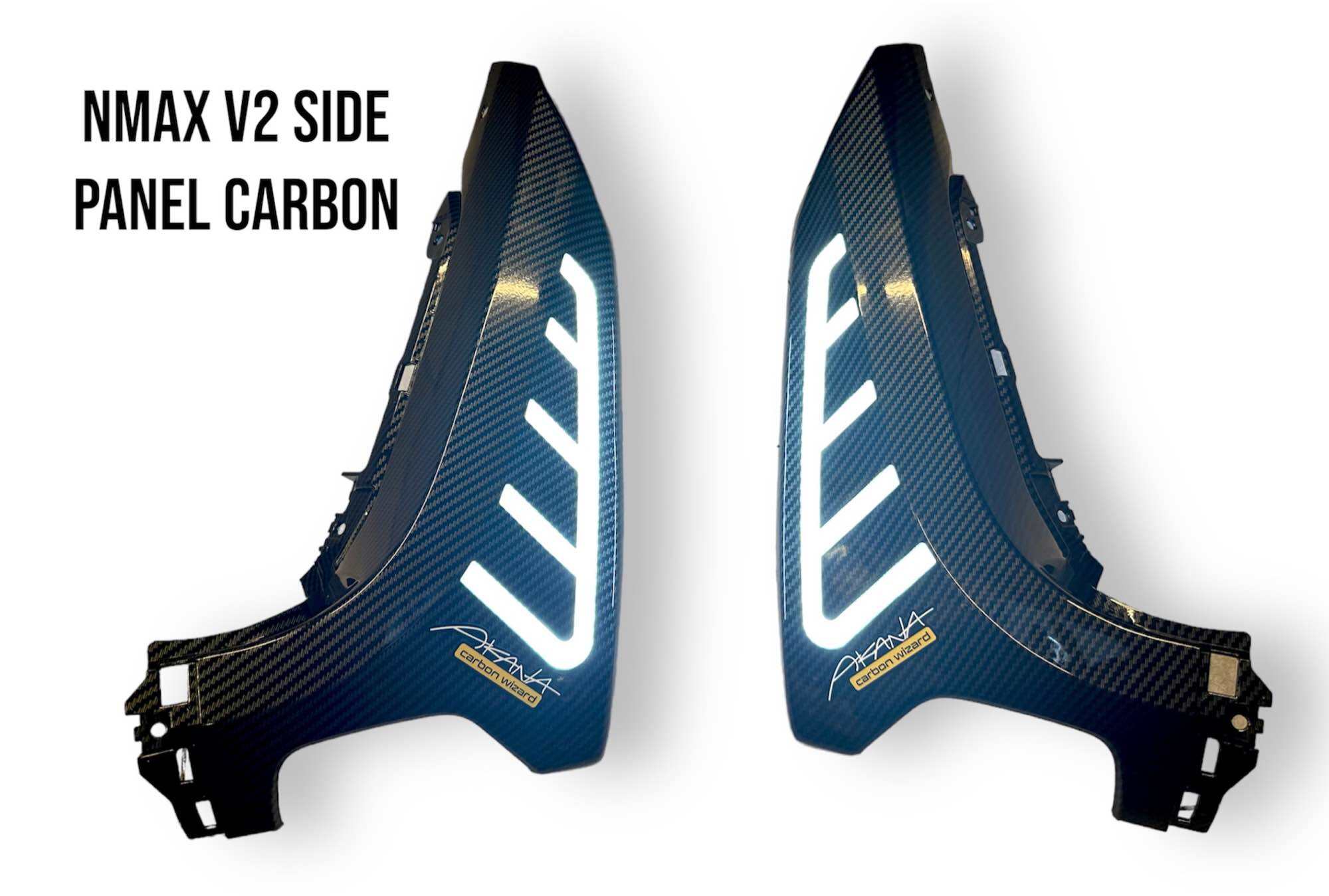 NMAX V2 SIDE PANEL CARBON WITH LED LIGHT | Lazada PH
