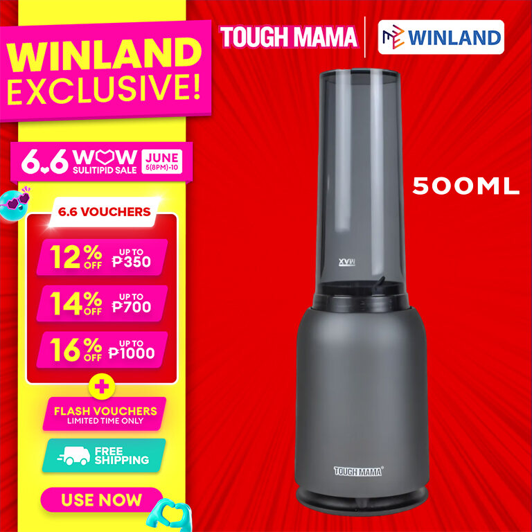 Tough Mama by Winland NTMPB-4 0.5L One Touch Personal Blender | Lazada PH