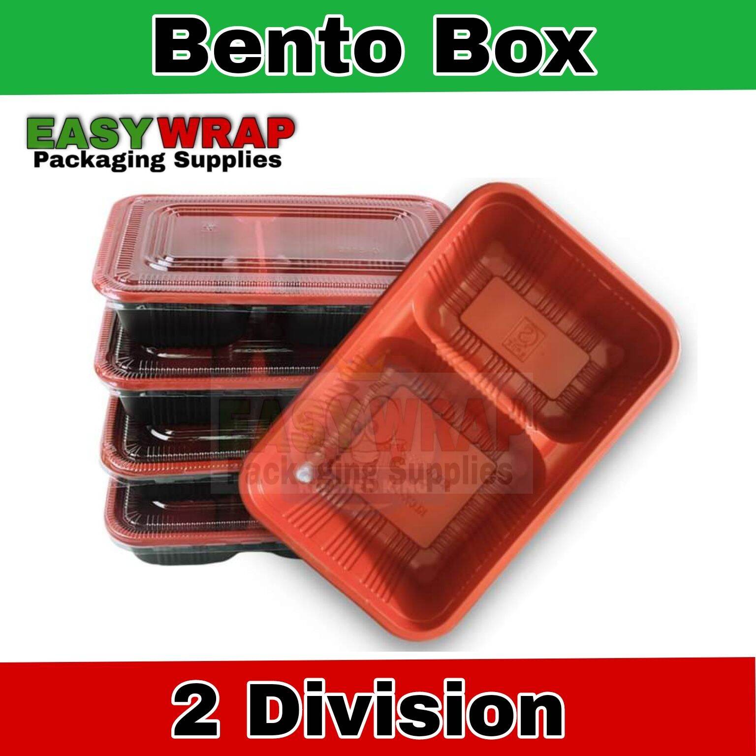 Bento Box Lunch box (100 Pcs) 1 to 5 Division | Lazada PH