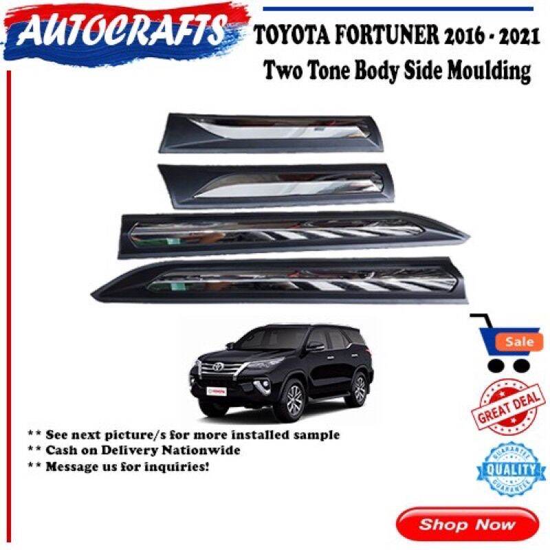 Toyota Fortuner 2016-2021 Two toned Body Side moulding | Lazada PH