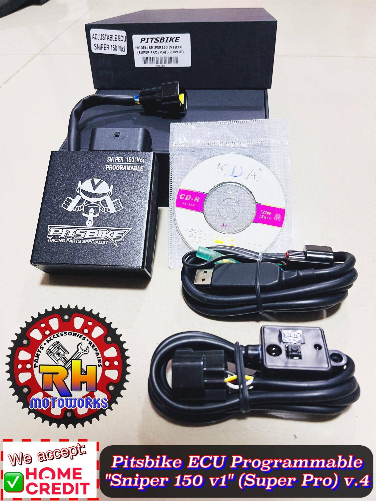 Sniper 150 v1/v2, Sniper 155 PITSBIKE ECU (ver. 4 SUPER PRO) FULLY ...