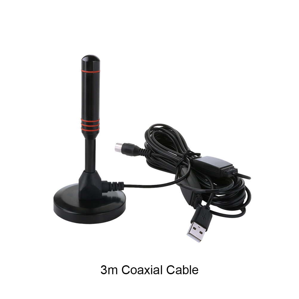 Digital TV Antenna with Signal Booster Suction Cup TV Antenna 50 Mile ...