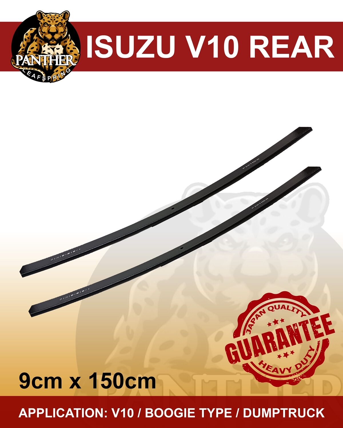 Molye Leaf Spring for Isuzu V10 Boogie Type (MATIBAY) | Lazada PH