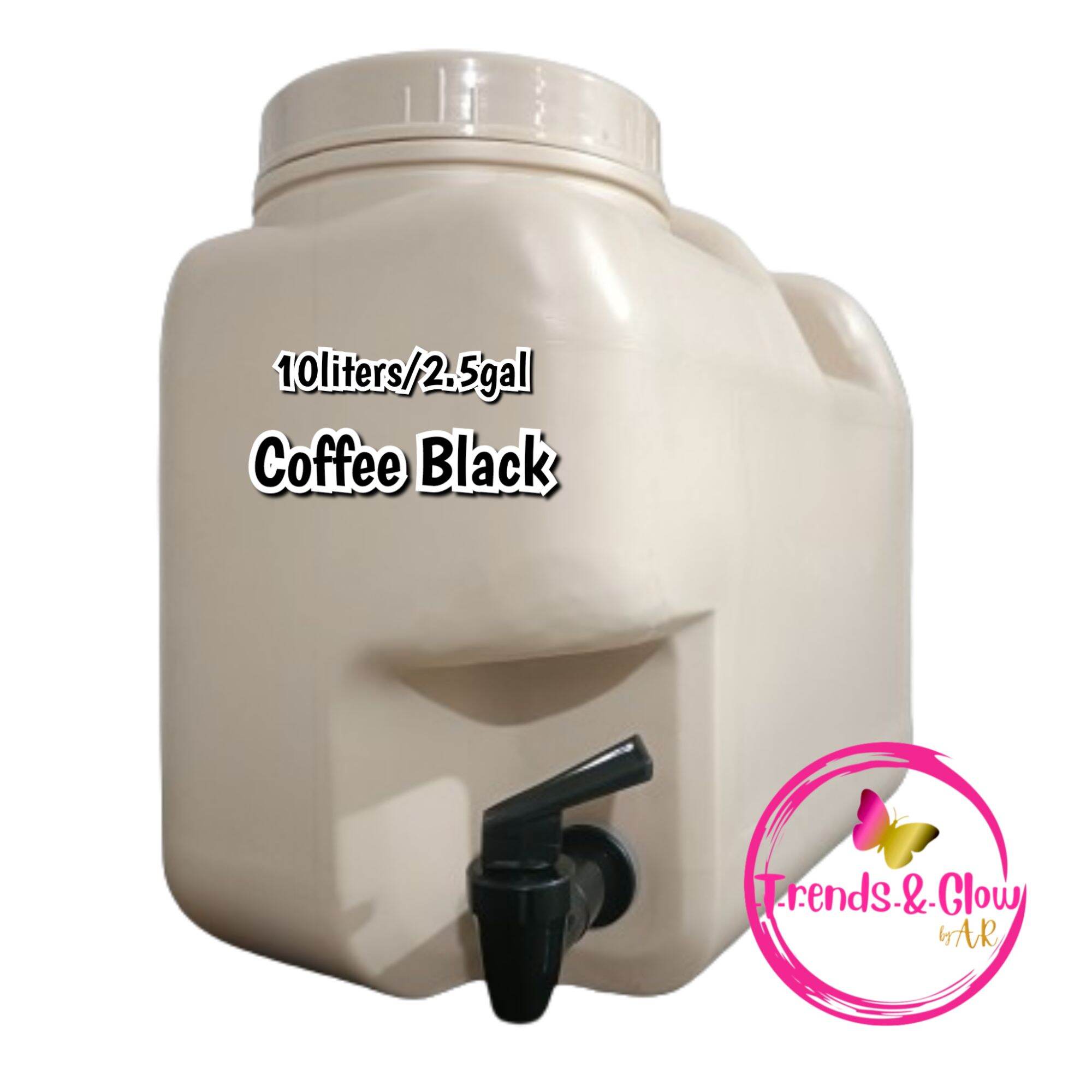 10 liters/2.5Gal Water Gallon Aesthetic Coffee Beige Color | Lazada PH