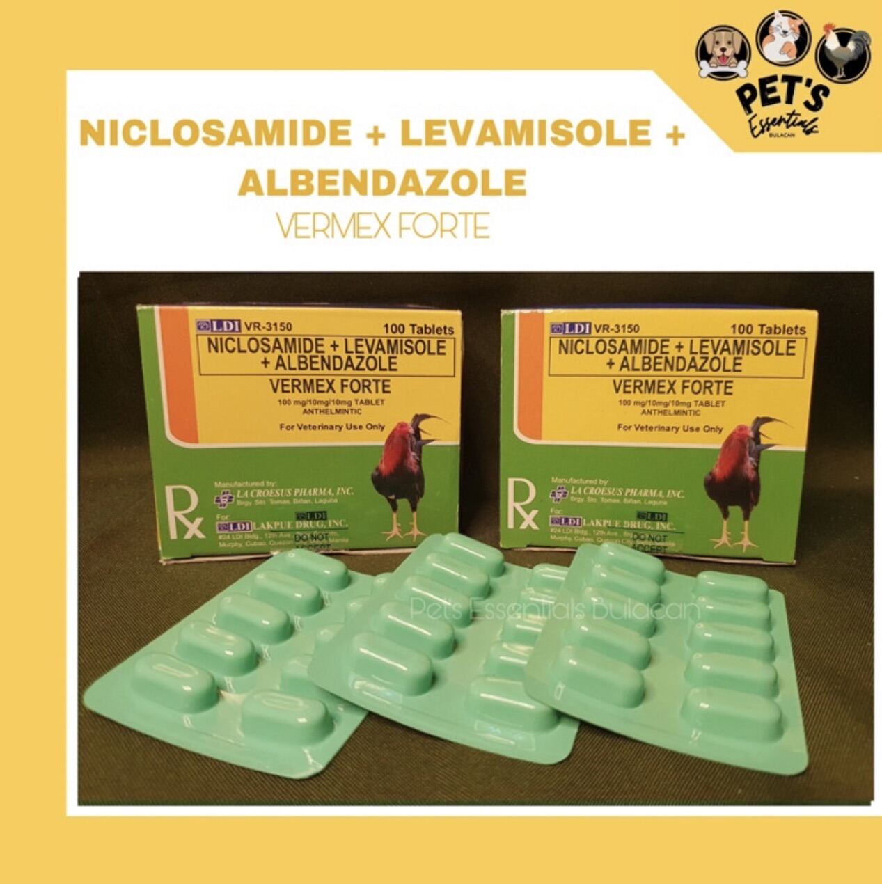 Vermex Forte 100 tablets | Lazada PH