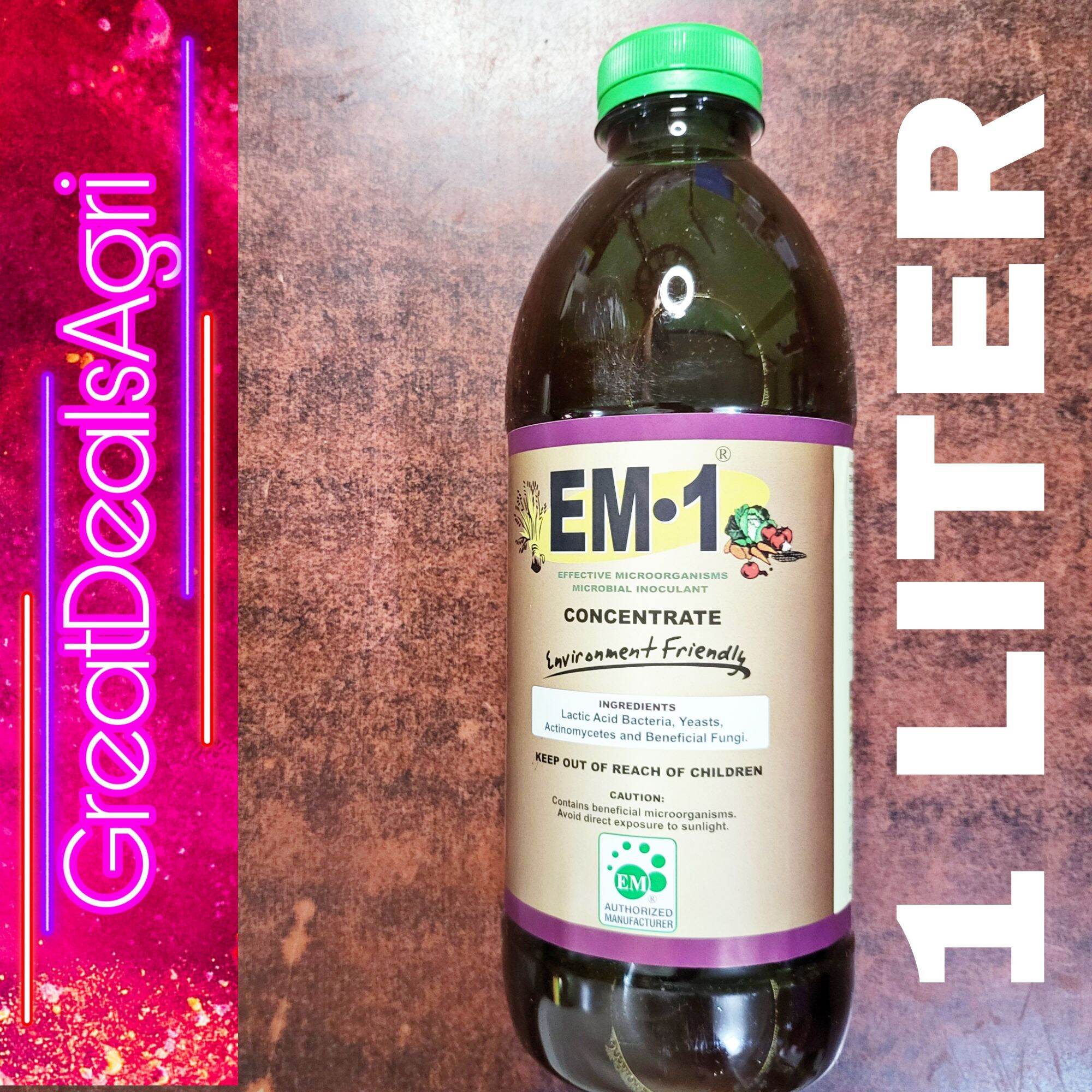 EM 1 for crops (LITER) EFFECTIVE MICROORGANISMS / MICROBIAL INOCULANT ...