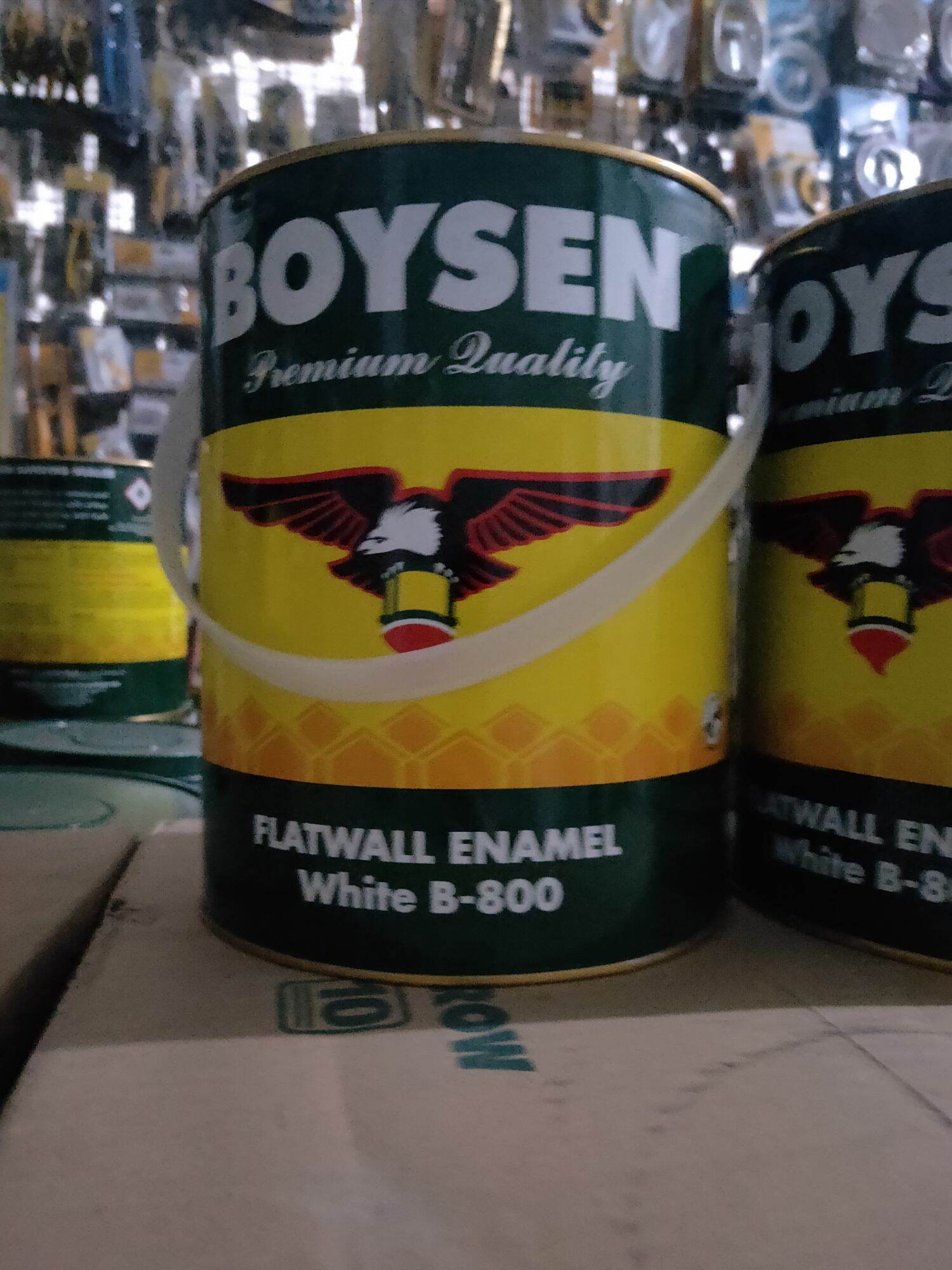 BOYSEN QDE AND FLAT WALL ENAMEL FOR STELL AND WOOD galon | Lazada PH