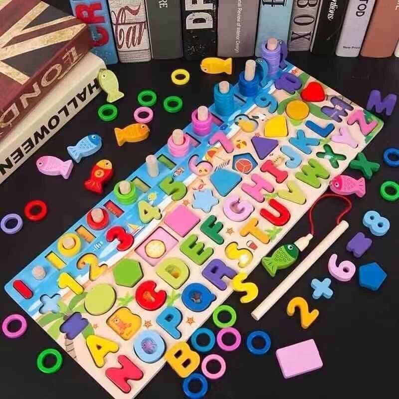 Alphabet and Numbers Wooden toy game | Lazada PH