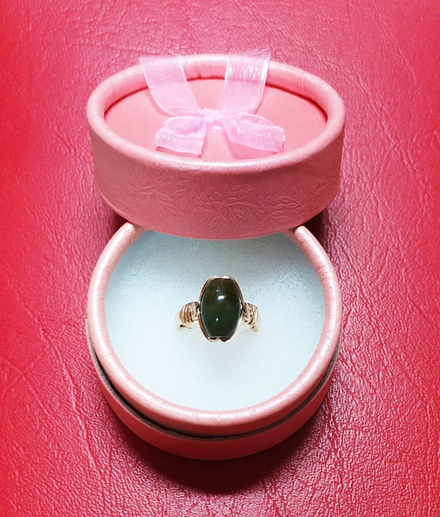 10k gold ring with Jade stone | Lazada PH