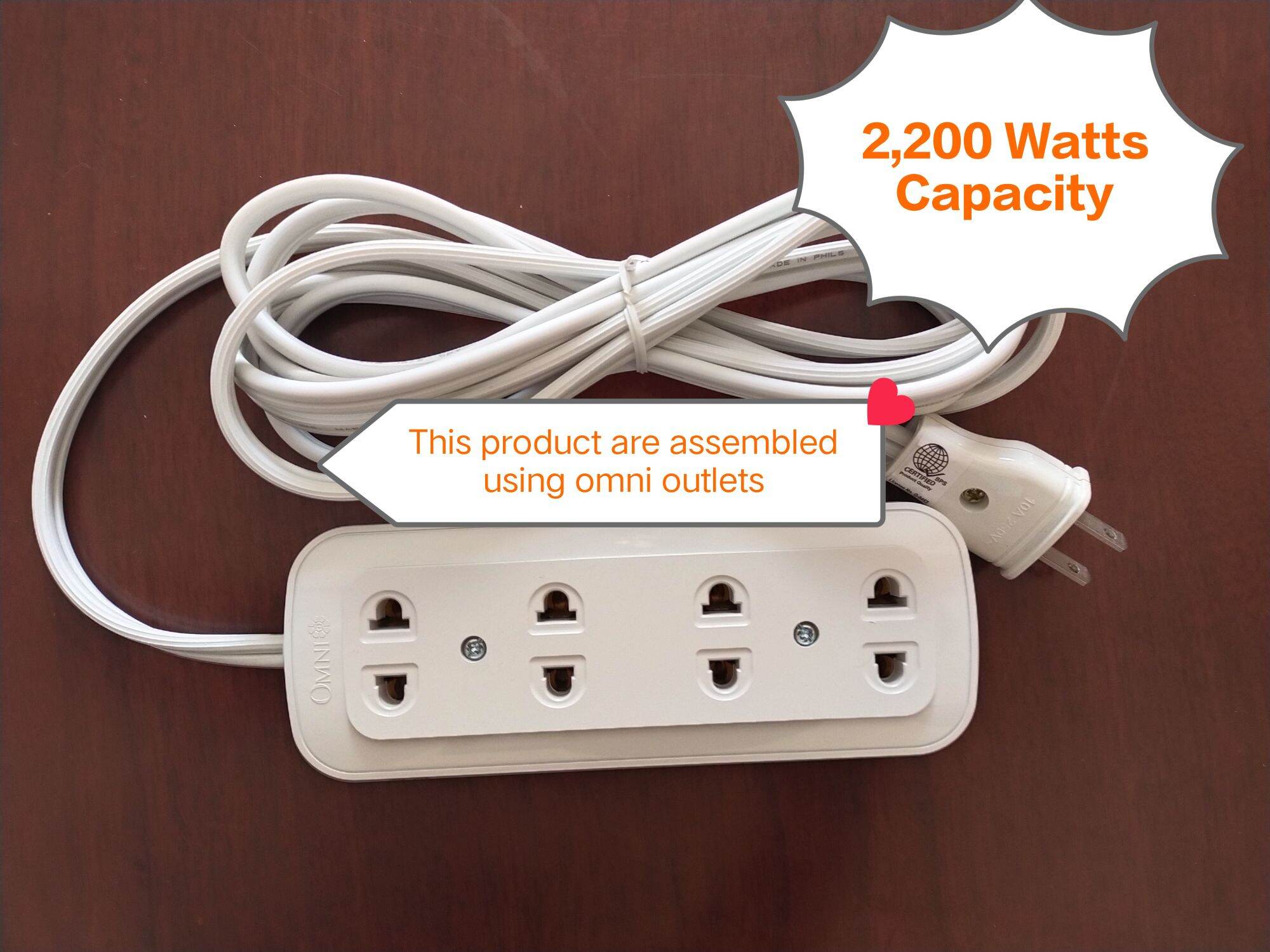 Super Heavy Duty Extension Wire using omni outlet and plug | Lazada PH