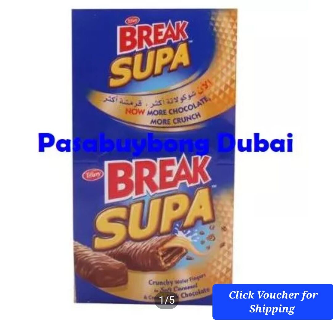 Tiffany Break Supa Crunchy Wafer Fingers Milk Chocolate 12barX38g Dubai ...