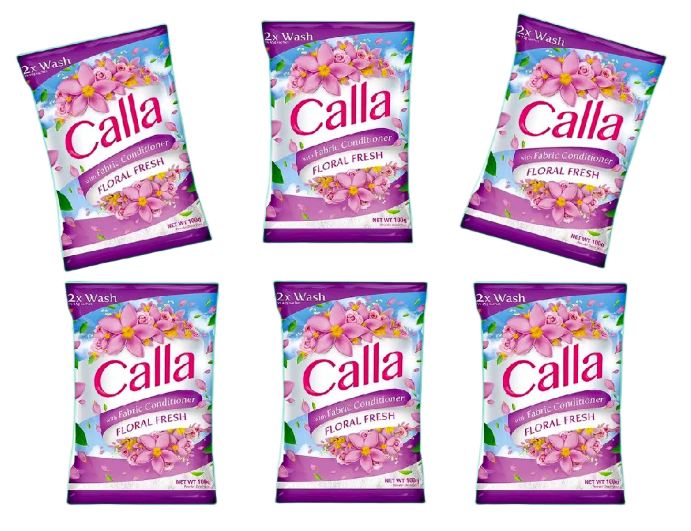 Calla Floral Fresh with Fabric Conditioner 100gx6 | Lazada PH