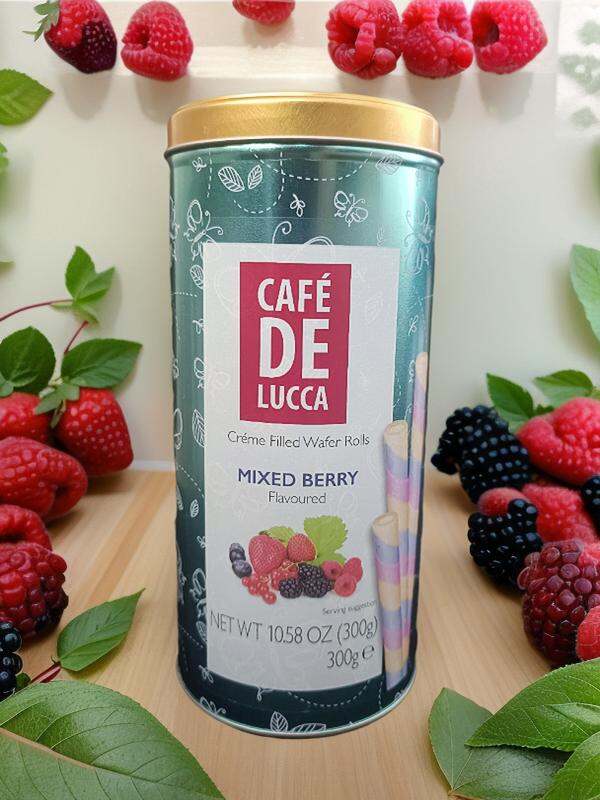 Cafe De Lucca Mixed Berry Wafer in Can 300g | Lazada PH
