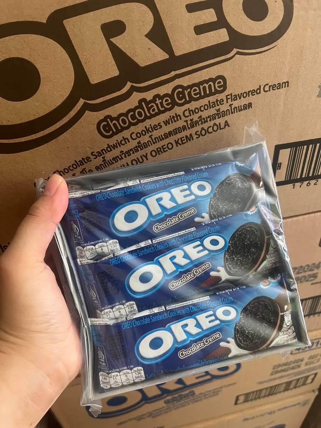 OREO BISCUIT Cookies ORIGINAL/Vanilla & CHOCOLATE Creme Flavor 27.6g x ...