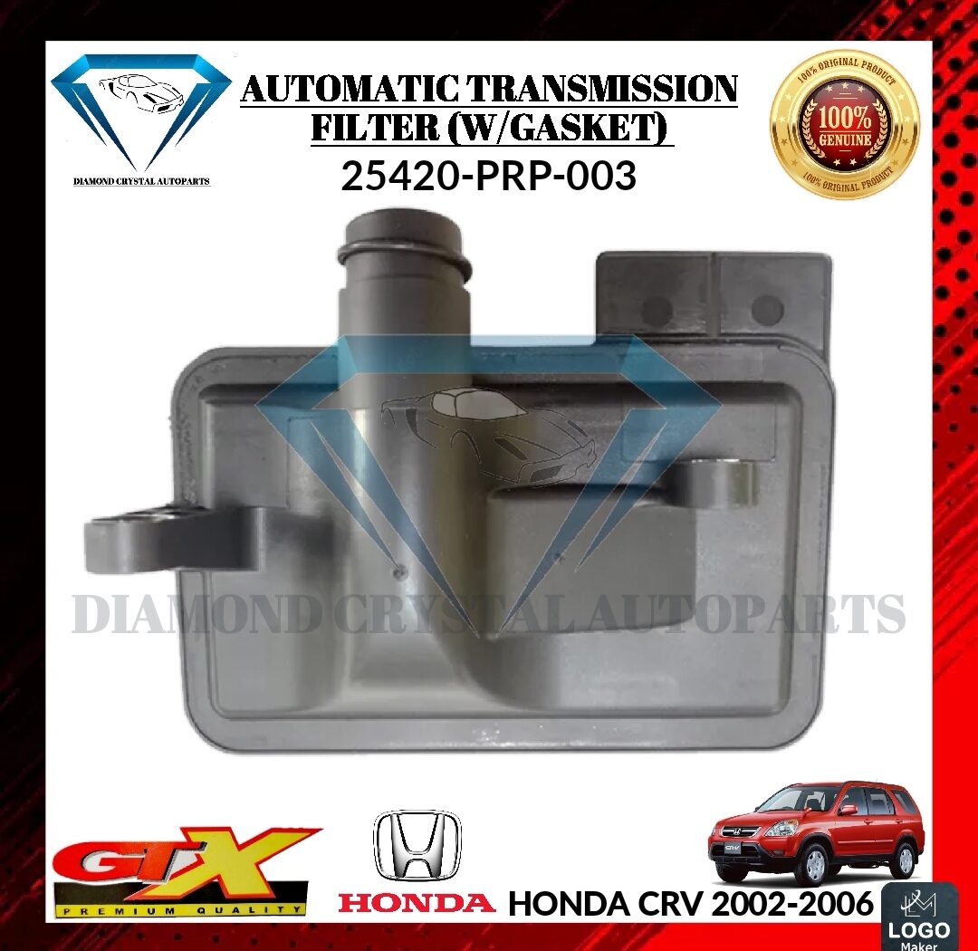 TRANSMISSION FILTER HONDA CRV 2002-2006 PART NO: 25420-PRP-003 "GTX ...