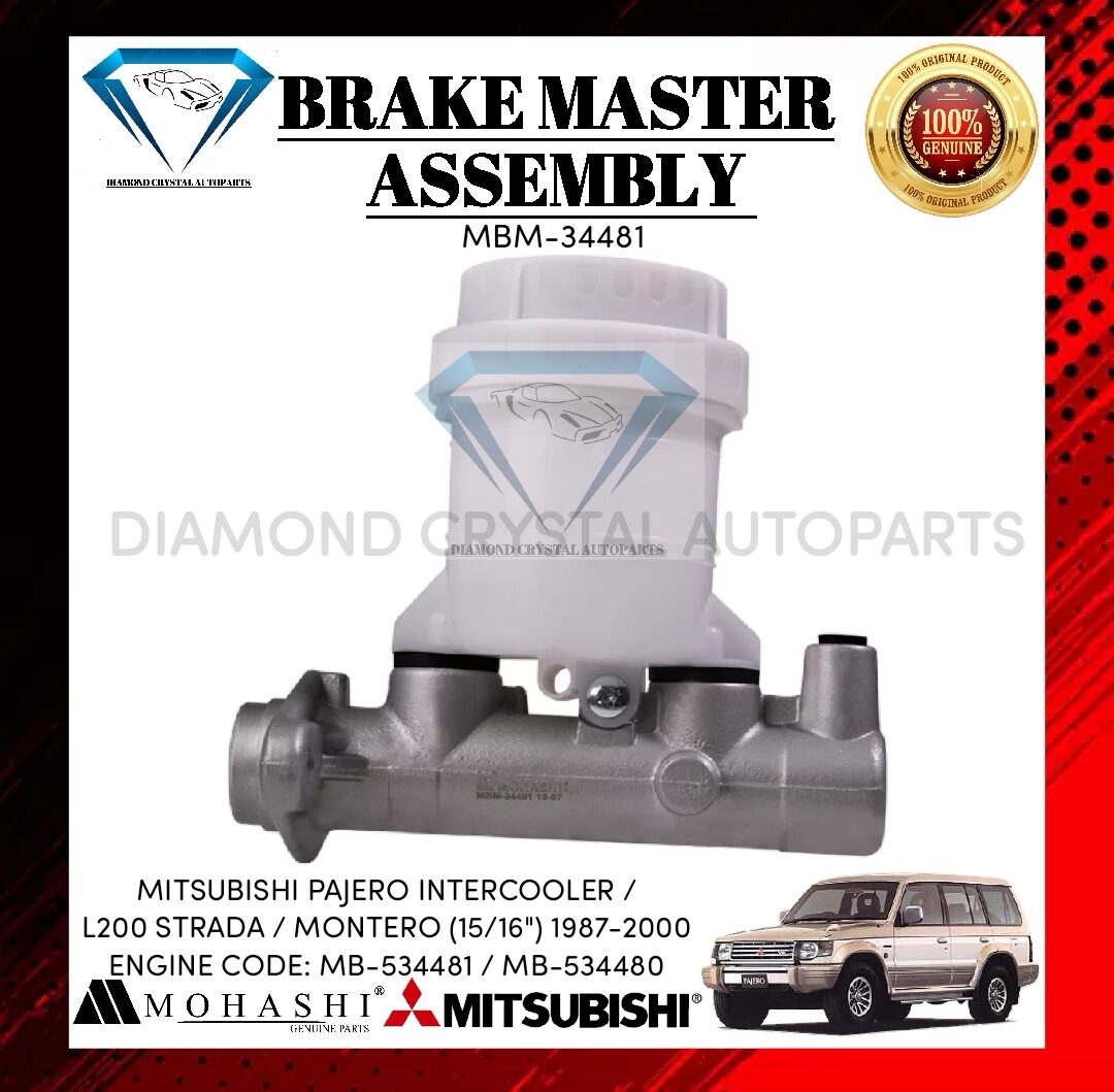BRAKE MASTER ASSEMBLY MITSUBISHI PAJERO INTERCOOLER / L200 STRADA ...