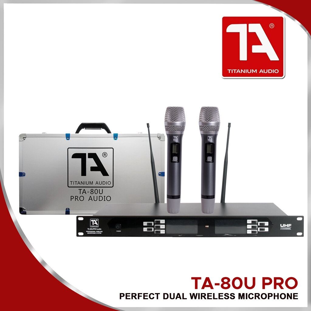 Titanium Audio TA-80U Dual Wireless Microphone Original | Lazada PH