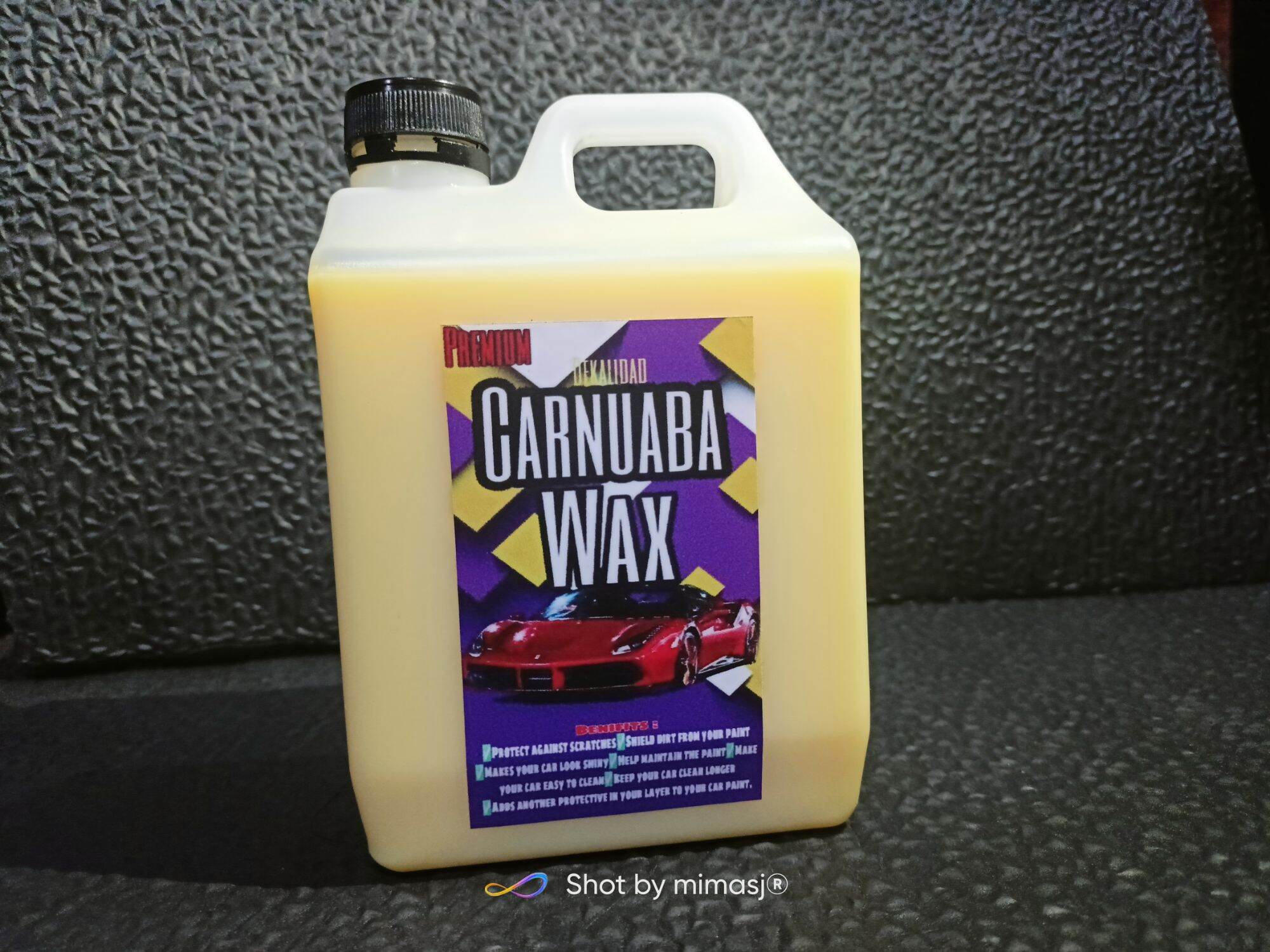 carnuaba wax/ liquid wax /1000ml refill / quick detail spray | Lazada PH