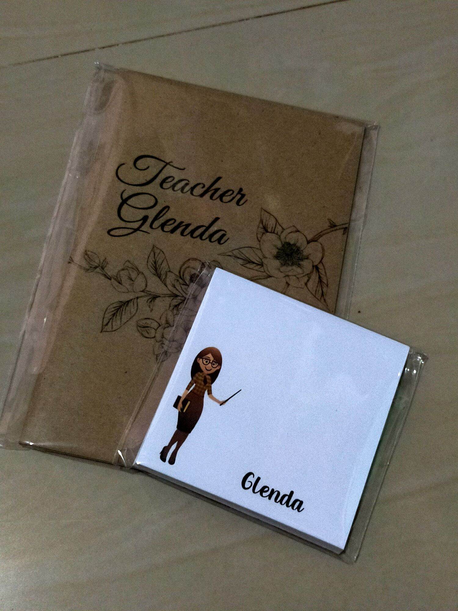 Personalized Gift SET Kraft Notebook and Notepad! | Lazada PH