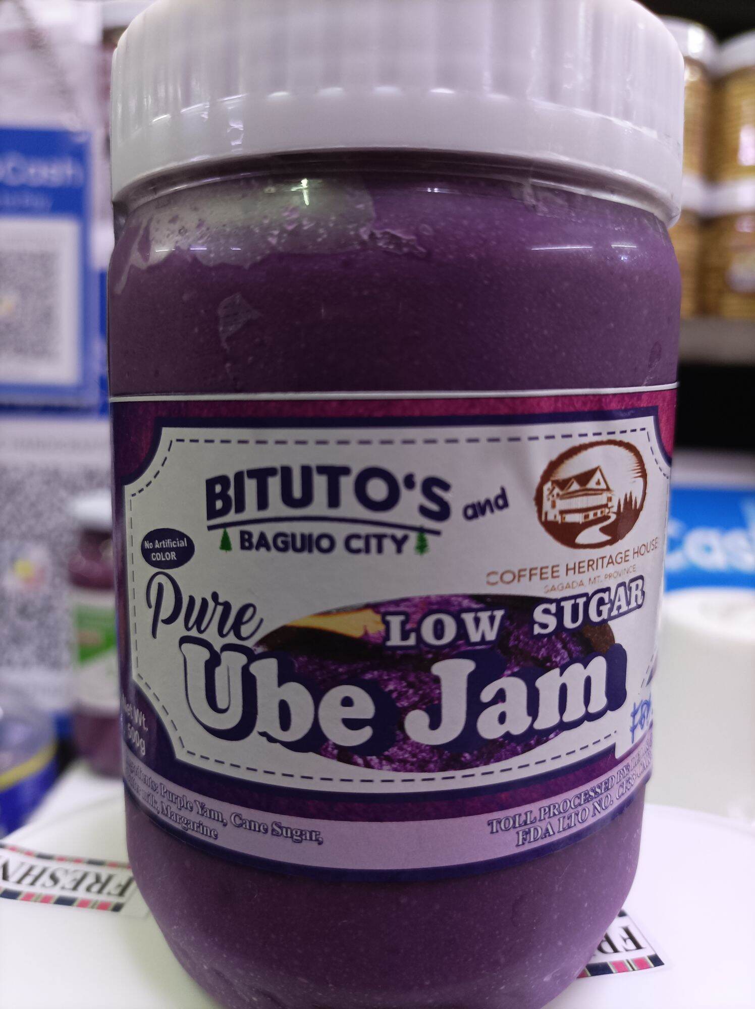 Pure Ube Jam Baguio Product Pasalubong Low Sugar 500g | Lazada PH