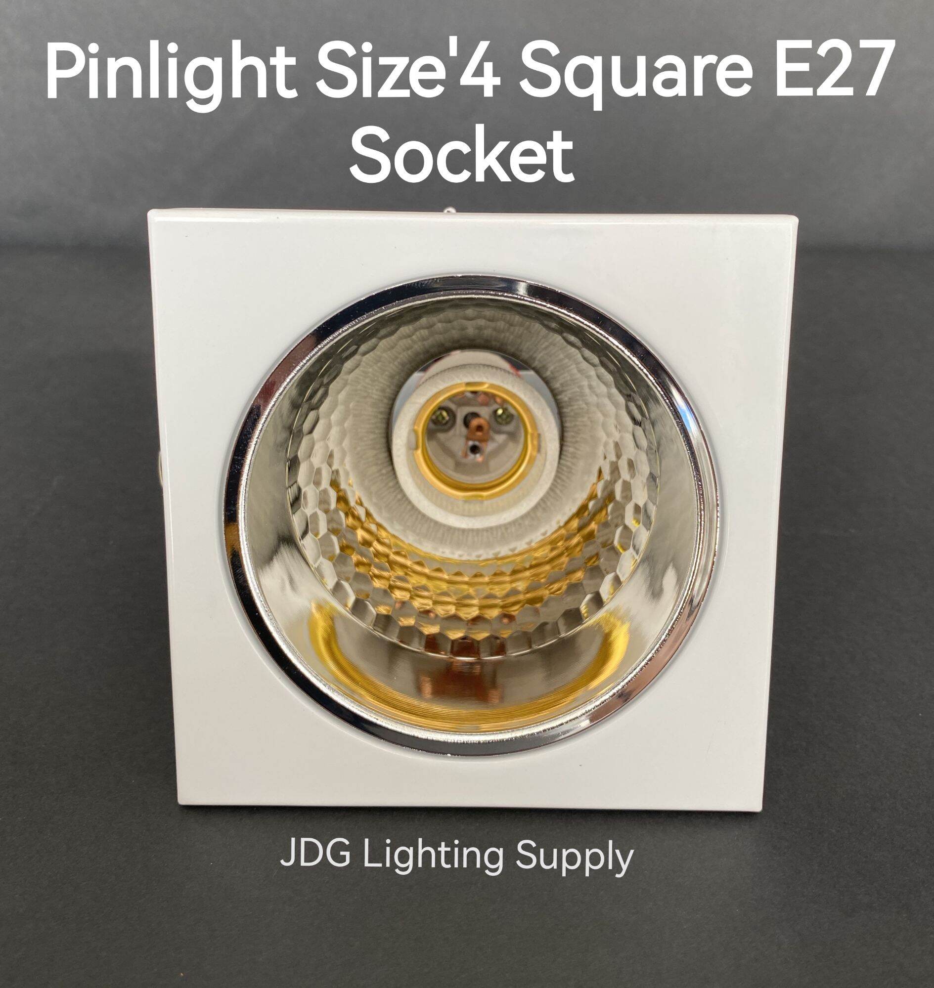 PINLIGHT/DOWNLIGHT E27 SQUARE RECESS TYPE | Lazada PH