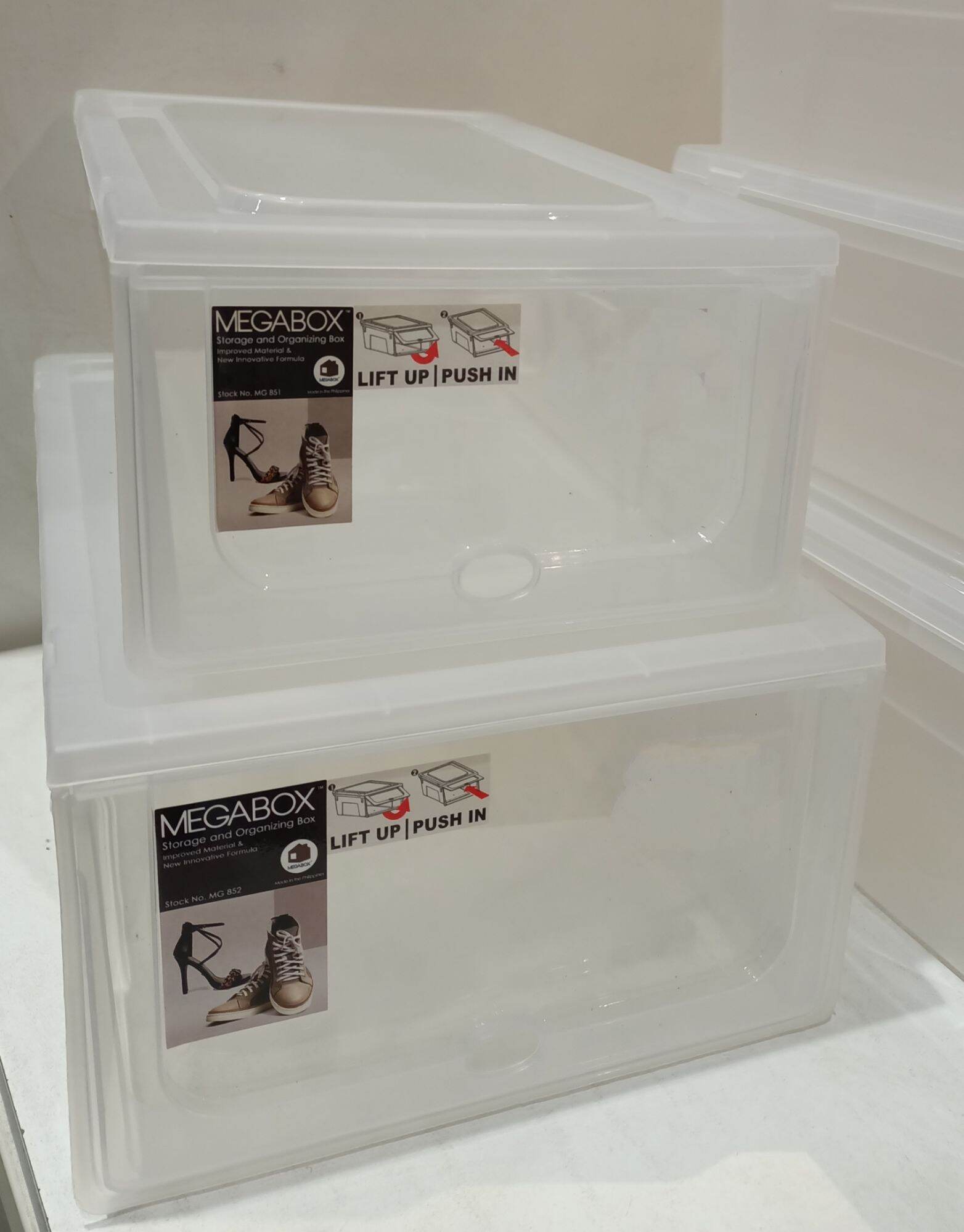 Megabox Storage&Organizing Box (Lift up/Push in) | Lazada PH
