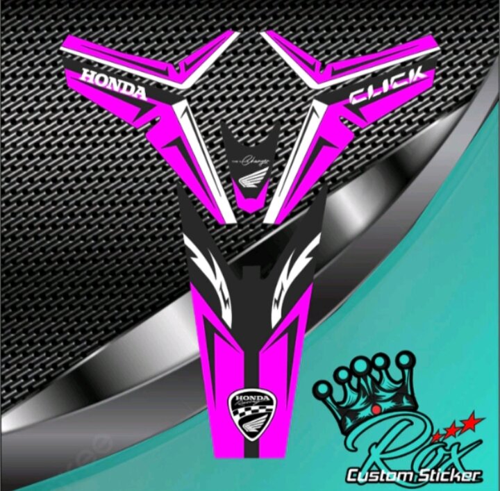 Honda click V2 inner fairings sticker laminated waterproof | Lazada PH