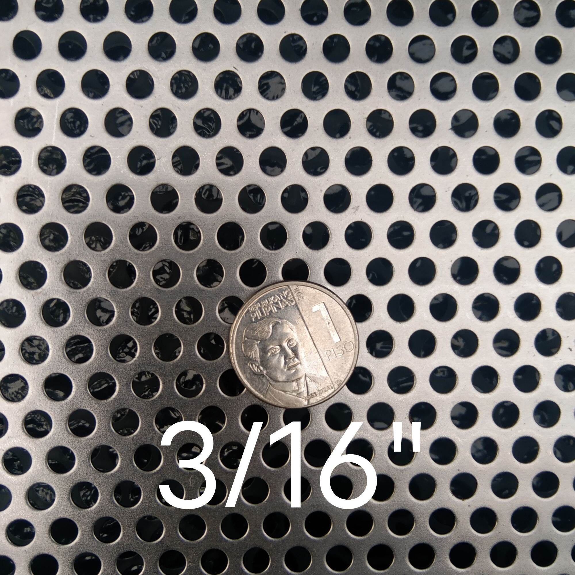 SPEAKER SCREEN COVER PERFORATED METAL 3/16 HOLE | Lazada PH