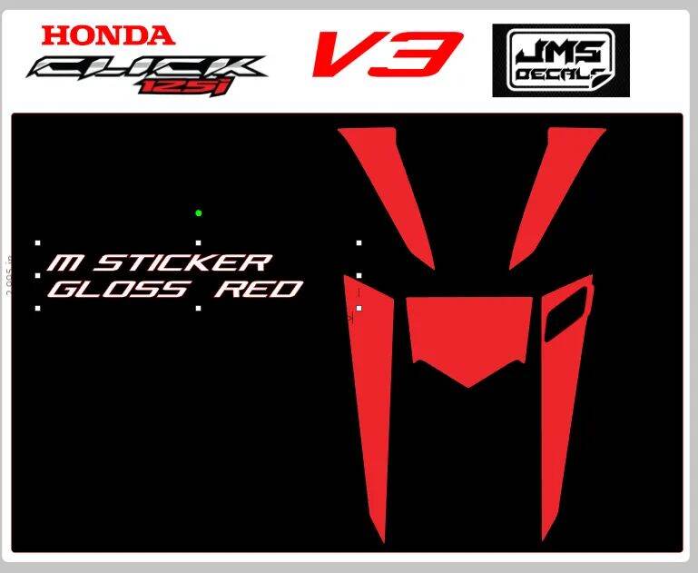 click v3 M decals. sticker set | Lazada PH