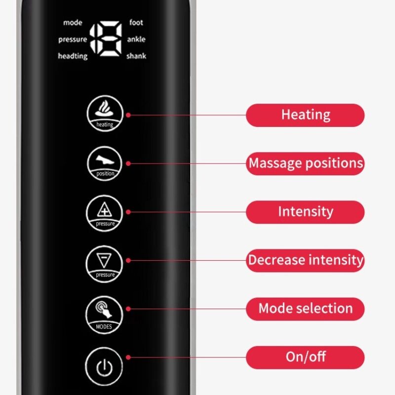 High quality Air wave pressure electric massager Waist Leg Arm Relax ...