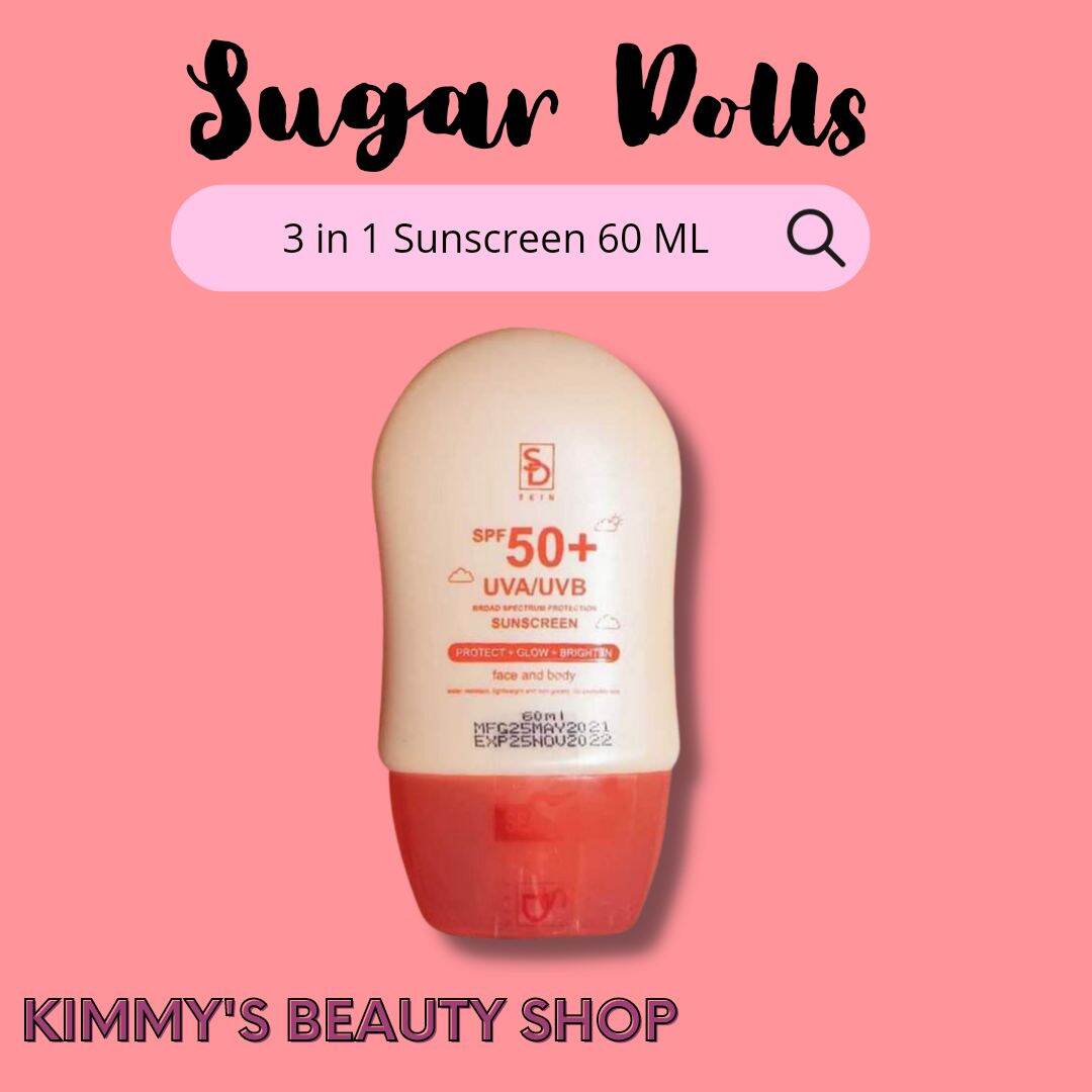 Sugar Dolls 3 in 1 Face and Body Sunscreen SPF 50 | Lazada PH