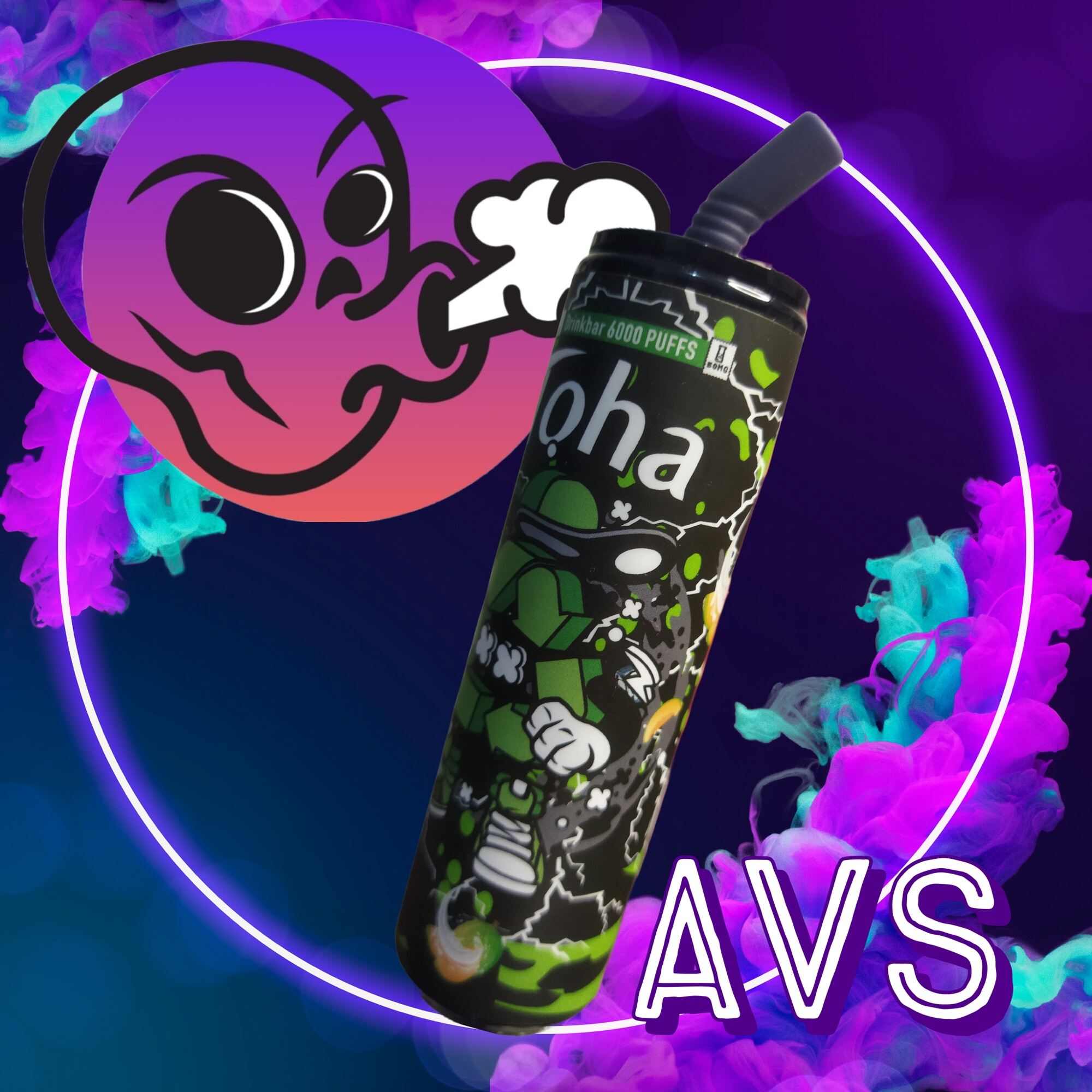 AVS | Toha Drinkbar 6000 Puffs Disposable Pod Rechargeable Pod USB Type ...