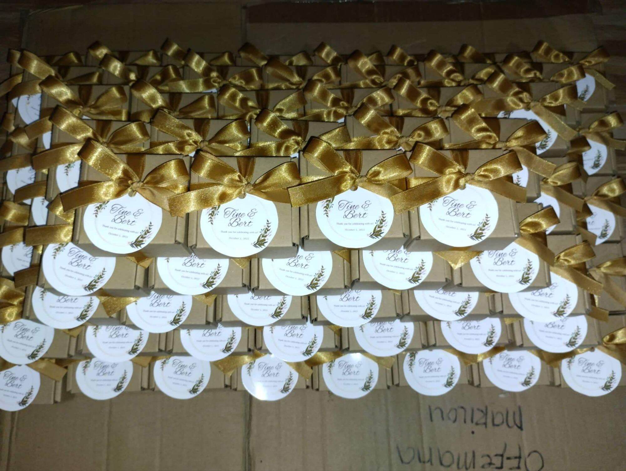 PERFUME IN A BOX with ribbon and tags (READ THE DESCRIPTION BELOW ...