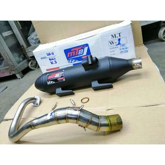 MT8 PIPE BLACK V3 for HONDA CLICK V2 125 / 150 GAME CHANGER | Lazada PH