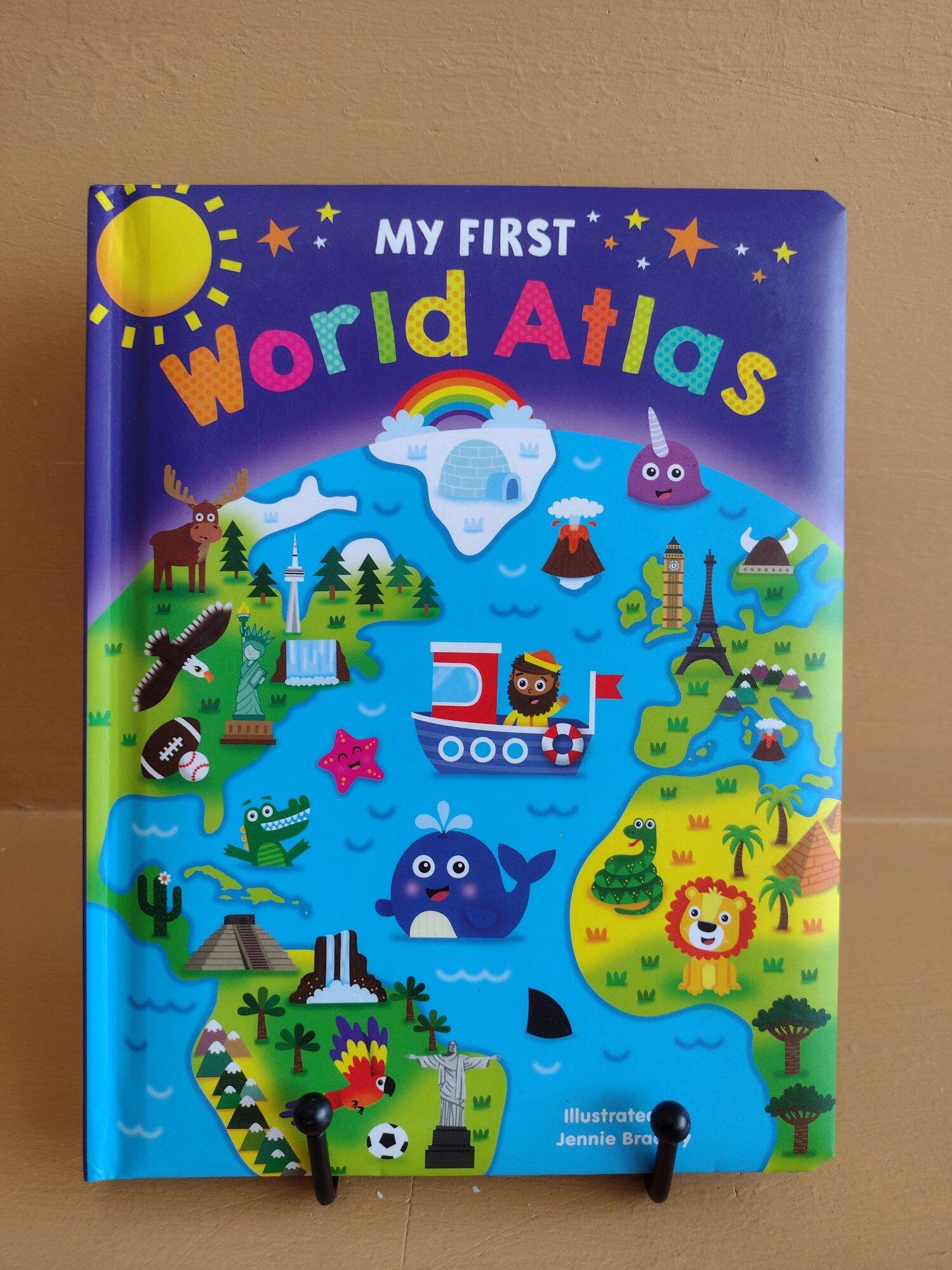 My First World Atlas illustrated by Jennie Bradley | Lazada PH